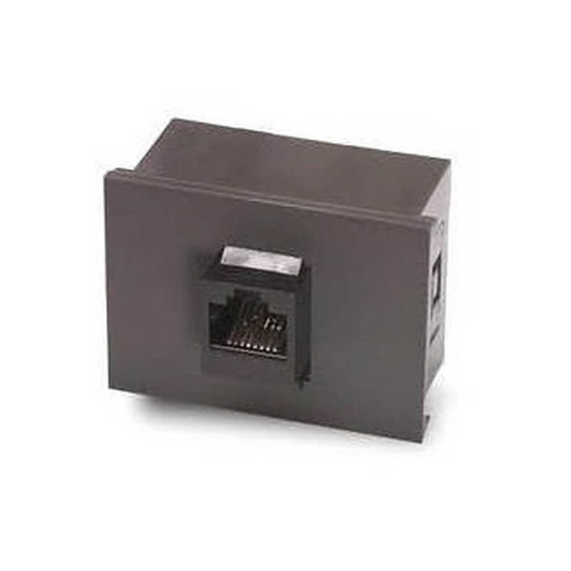 Módulo toma rj45 CAMBRE cat 5 gris