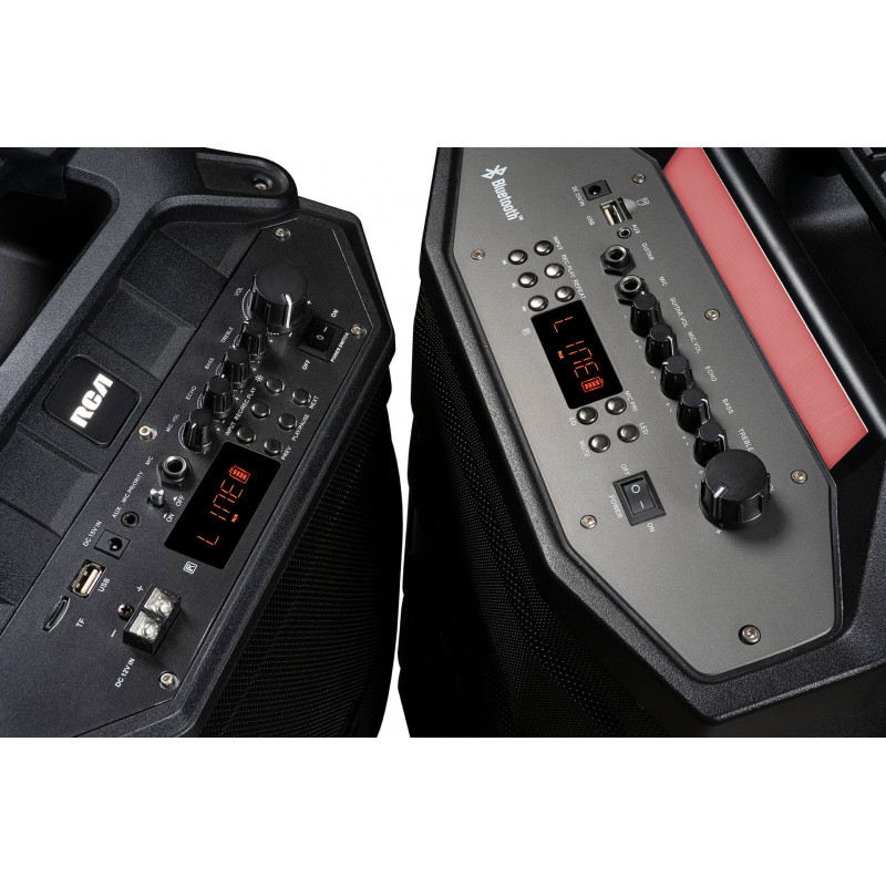 Parlante bluetooth RCA PARTY12 3000W 12'' con micrófono y control remoto