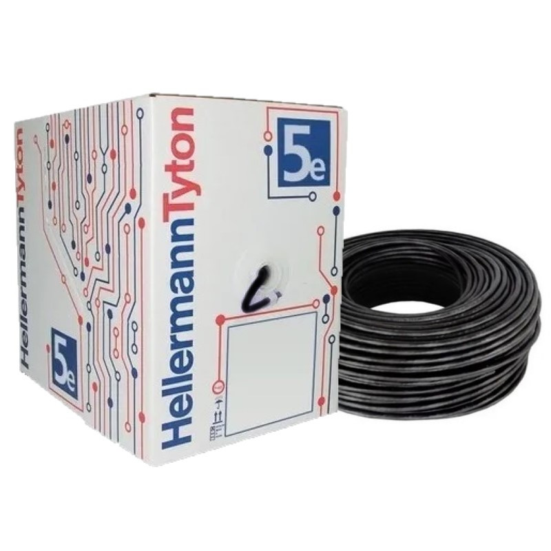 Cable UTP HELLERMANN TYTON cat 5e por metro para interior y exterior