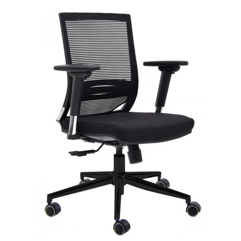 Silla de oficina ROLIC FREE negra