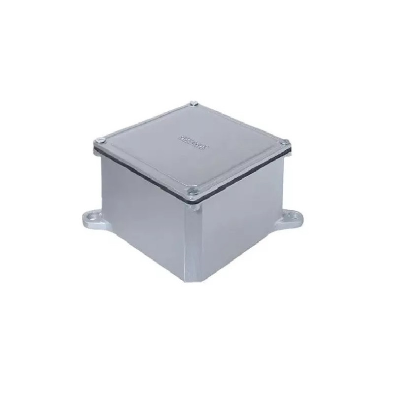 Caja DAISA CDT derivación 1' exterior 4 agujeros gris