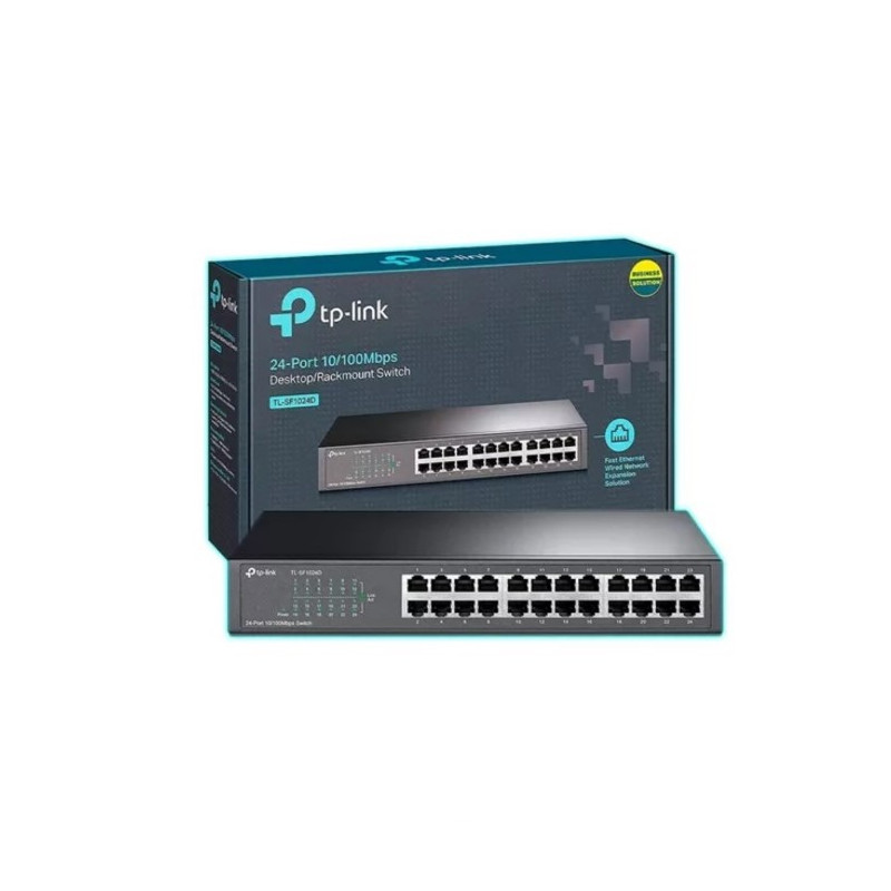 Switch TP-LINK TL-SF1024D 24 puertos 100Mbps para montaje en rack