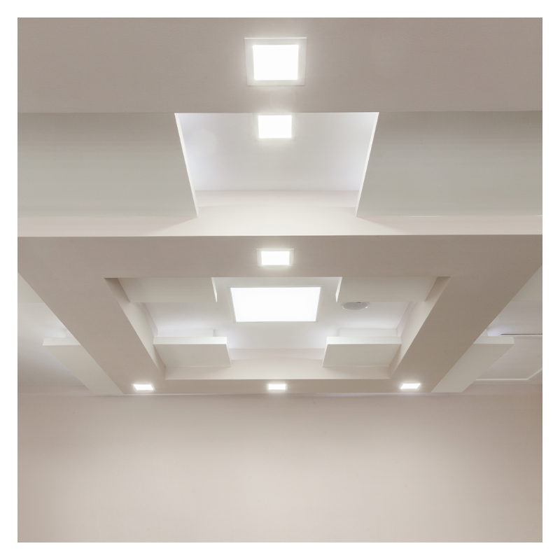 Embutido led MACROLED cuadrado 6W 540lm 4000k luz neutra