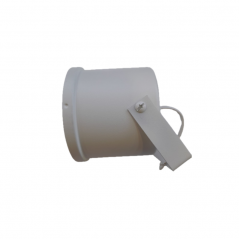 Spot SAN JUSTO CABEZAL para 1 luz GU10 AR111 móvil con soporte blanco