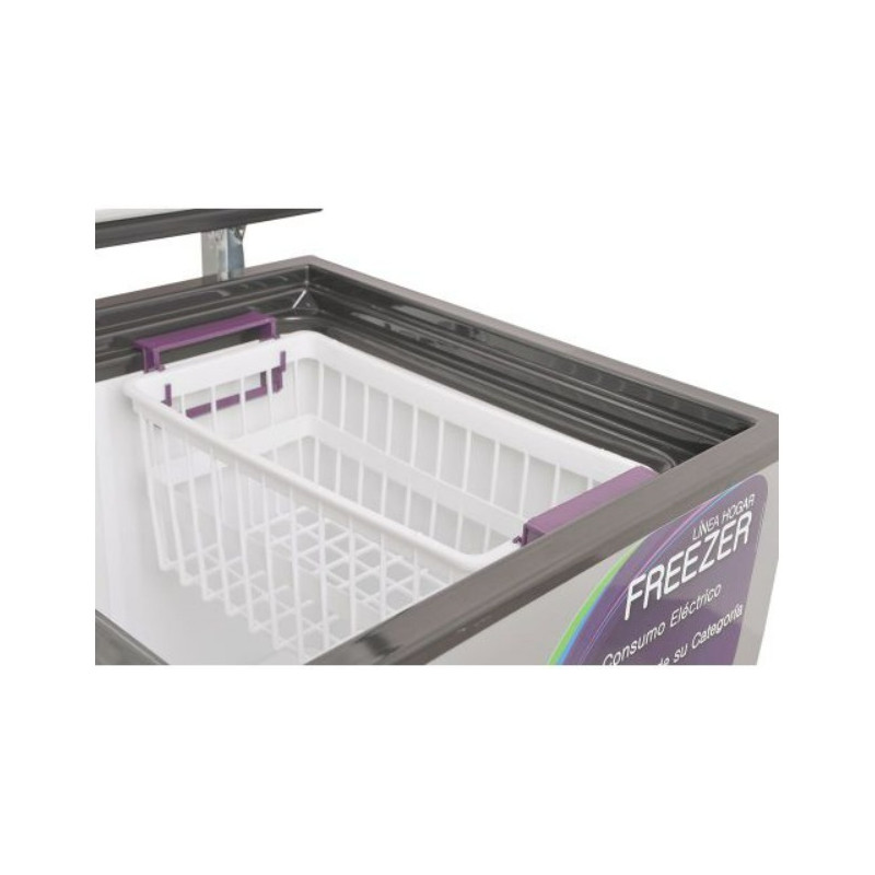 Freezer horizontal INELRO FIH130P+ 135 litros Inverter gris plata