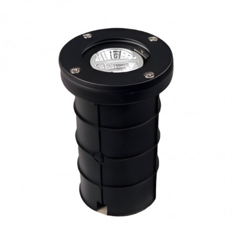 Embutido de piso ARTELUM CEIBO GU10 aluminio negro