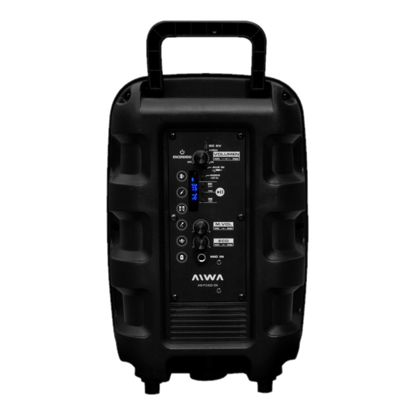 Parlante bluetooth AIWA AW-P240D-SN portátil 2500W negro