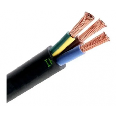 Cable vaina redonda 3x10mm2 por metro IRAM NM 247-5