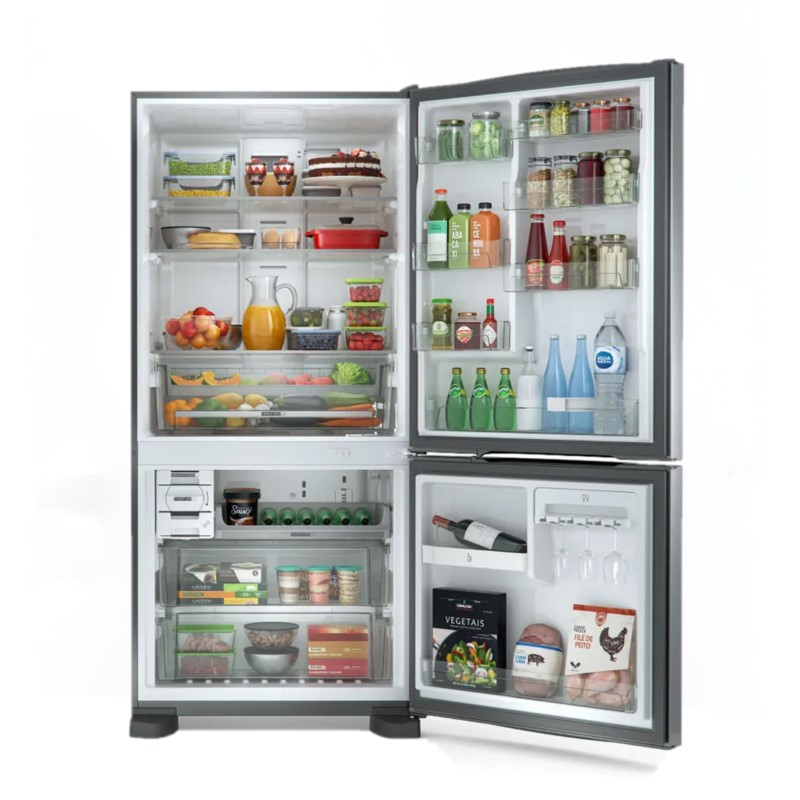 Heladera WHIRLPOOL WRE85AK No Frost 573 Litros gris