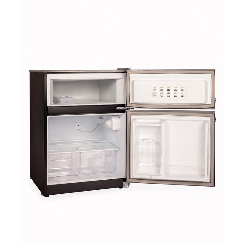 Heladera bajo mesada NEBA A128 Cíclica 124 Litros con freezer negro