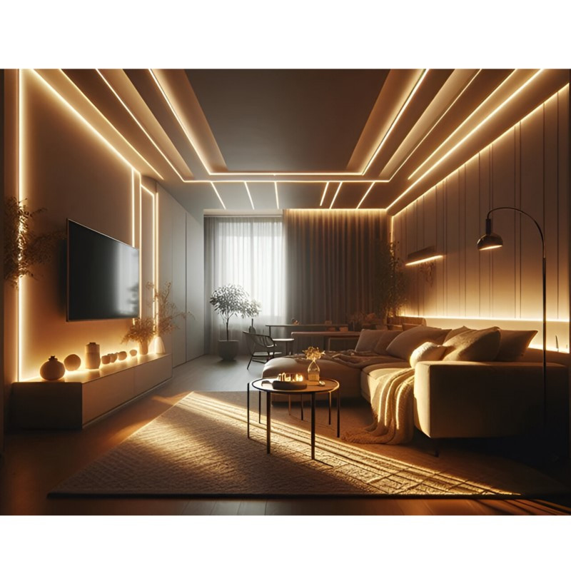 Cinta led CANDIL IP33 12W 12v 950lm 3000K luz cálida por metro