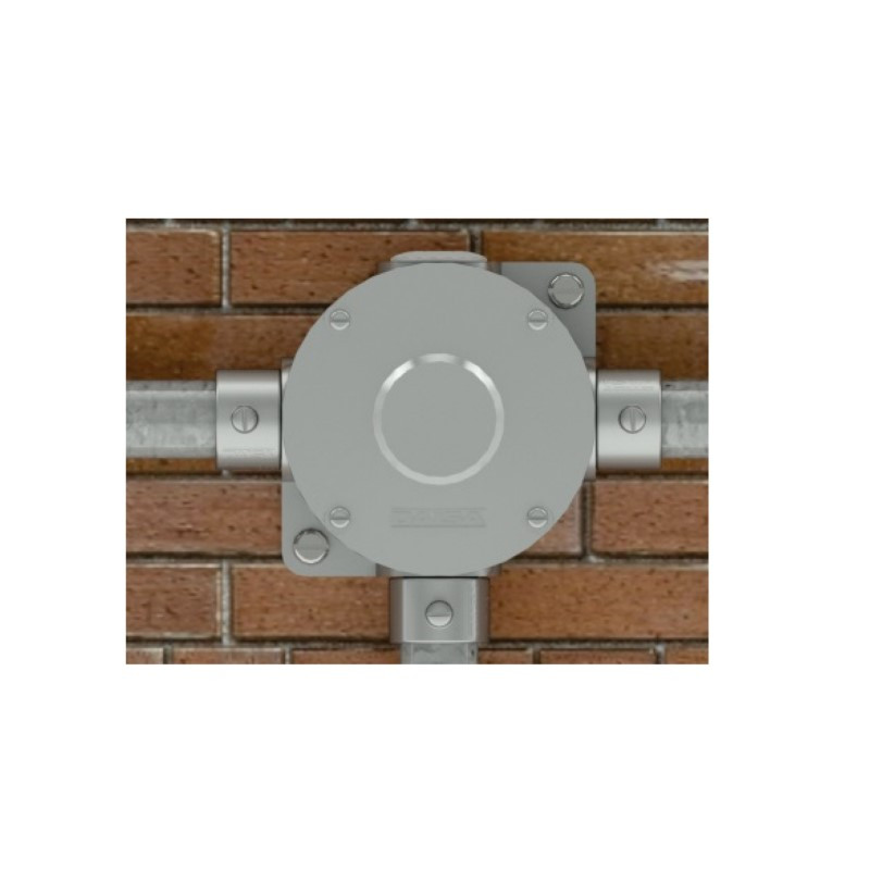 Caja múltiple DAISA MRT octogonal exterior con tapa 1/2