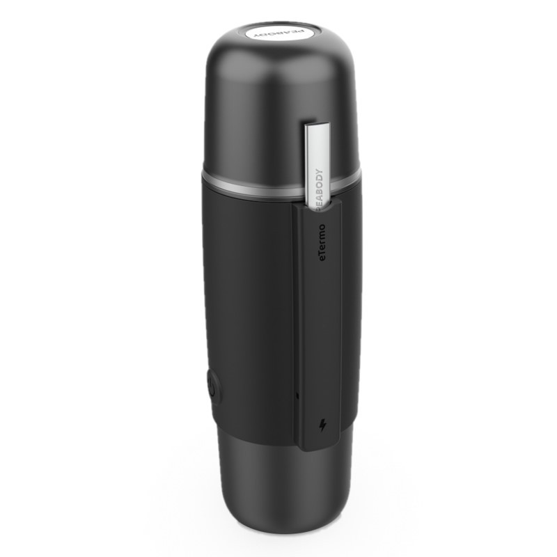 Termo eléctrico PEABODY PE-ETL500N para auto 500ml 12V/24V negro