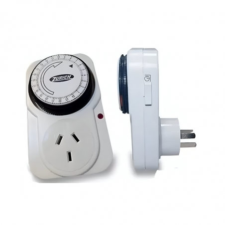 Temporizador mecánico ZURICH T5-EDT 10A 220V programable enchufable
