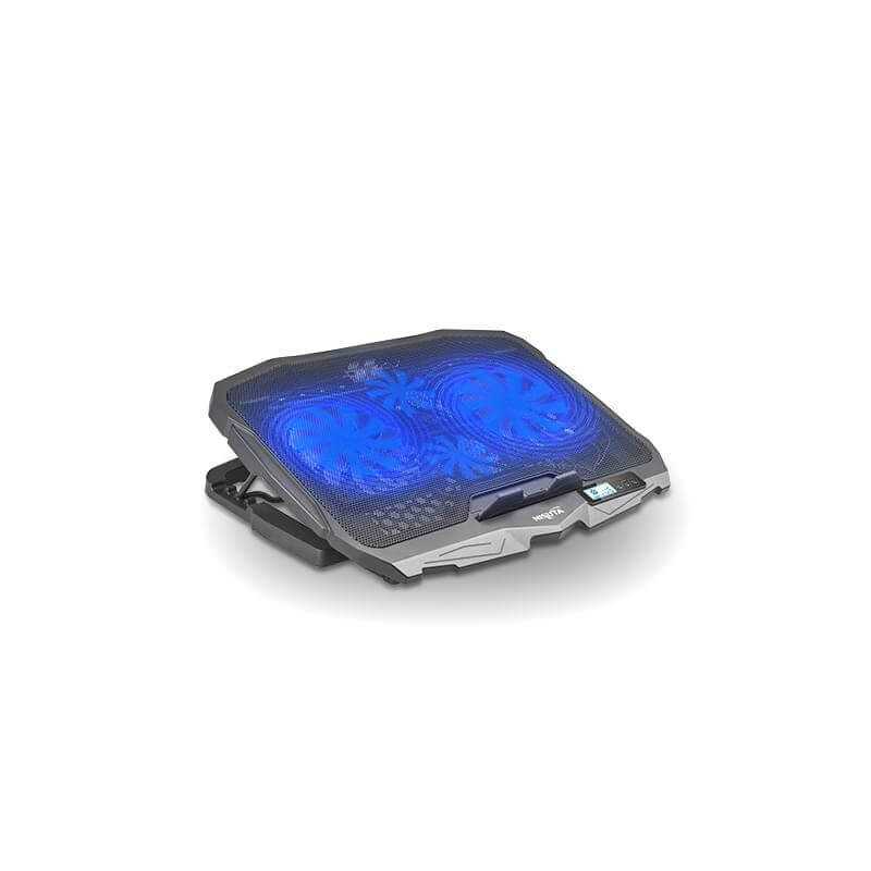 Base cooler NISUTA reclinable para notebook hasta 17'' luz led
