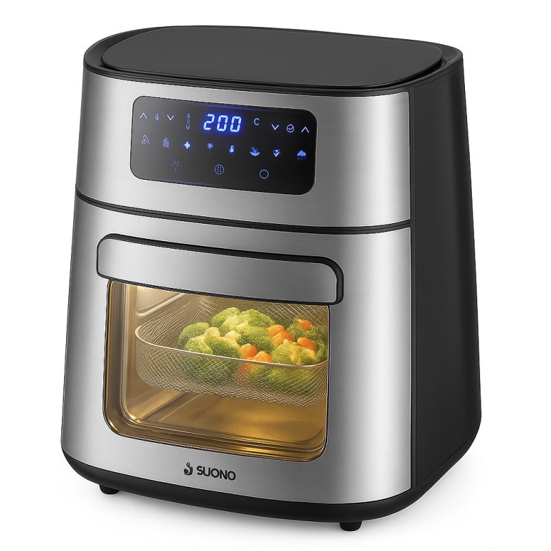 Freidora de aire SUONO HOG0188 10 Litros 1700W gris