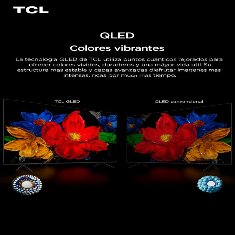 Smart Tv TCL 43S5K 43'' QLED FHD Google Tv