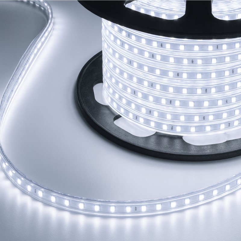 Tira led ILUMROS FLEXIBLE IP67 220v 8W/M 6500K luz fría por metro