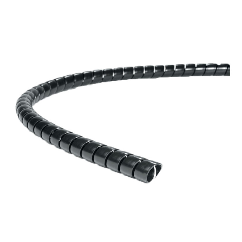 Cinta helicoidal HELLERMANN TYTON FH1 1/4' negro por metro